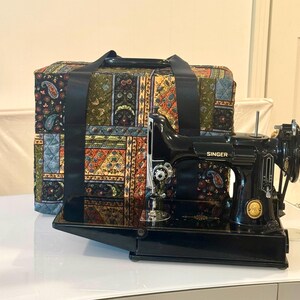 Singer Featherweight Sewing Machine Carrying Case/cover Zippered With ...