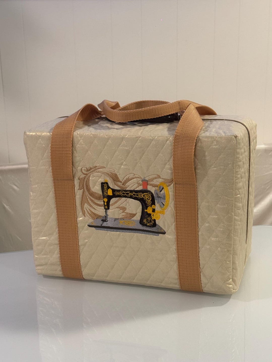 Singer Featherweight Sewing Machine Carrying Case/cover Zippered With ...