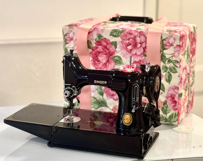 Singer Featherweight Sewing Machine Carrying Case/cover Zippered With ...