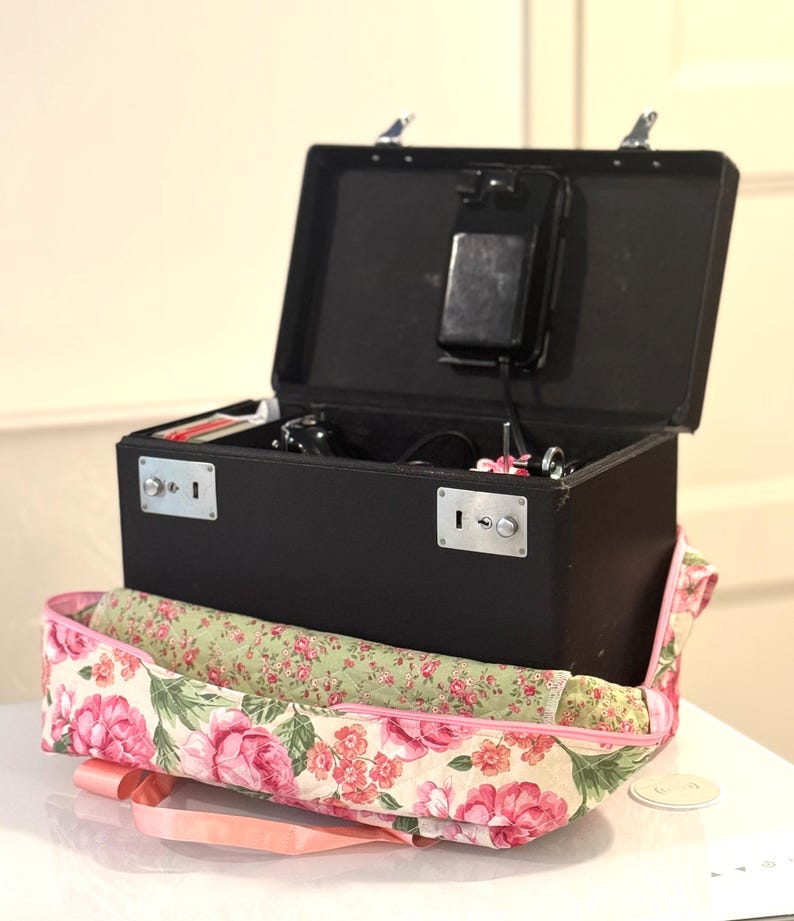 Singer Featherweight Sewing Machine Carrying Case/cover Zippered With ...