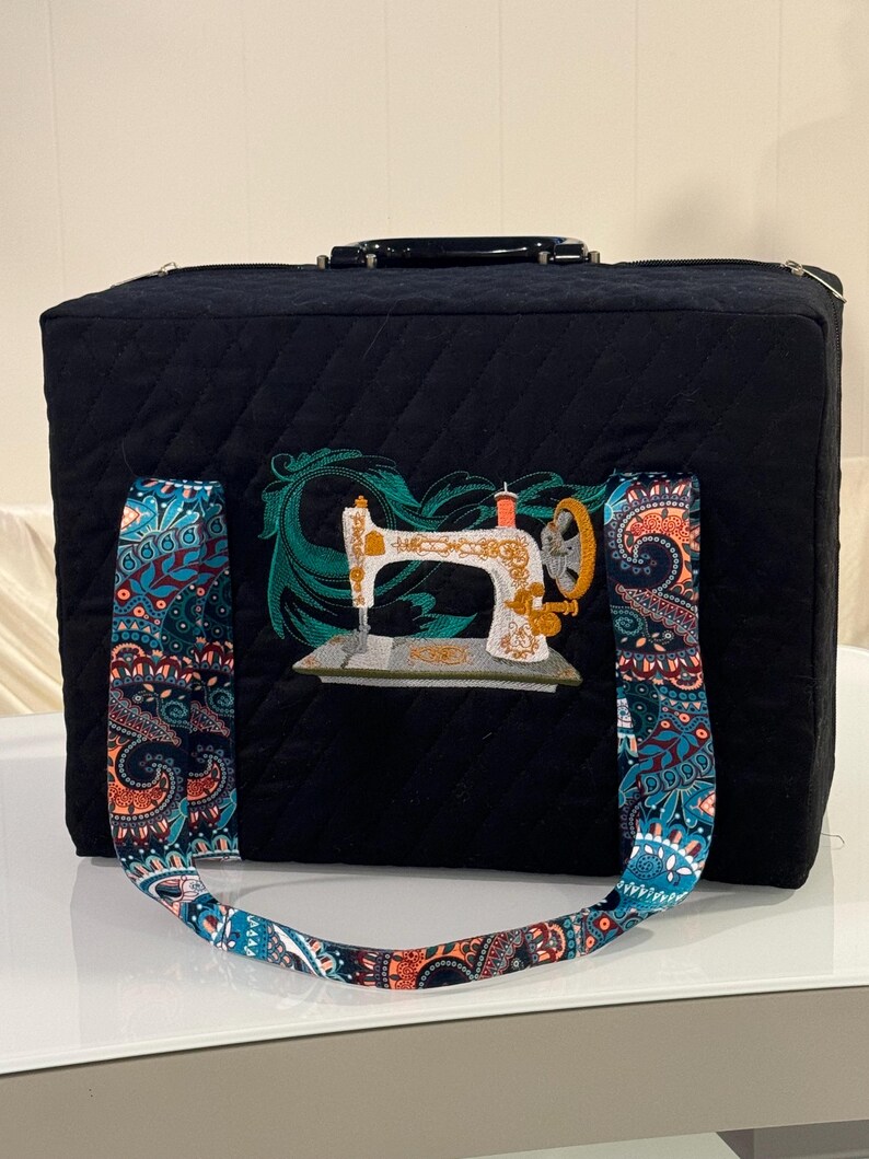 Singer Featherweight Sewing Machine Carrying Case Cover Zippered With ...