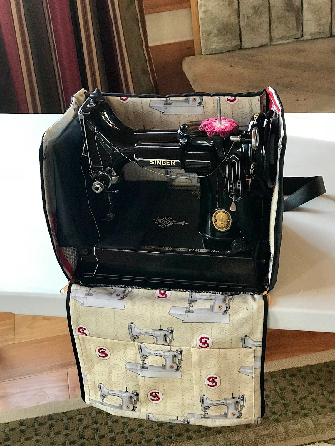 PDF Tutorial: Singer Featherweight Sewing Machine Tote, Workstation 2 ...