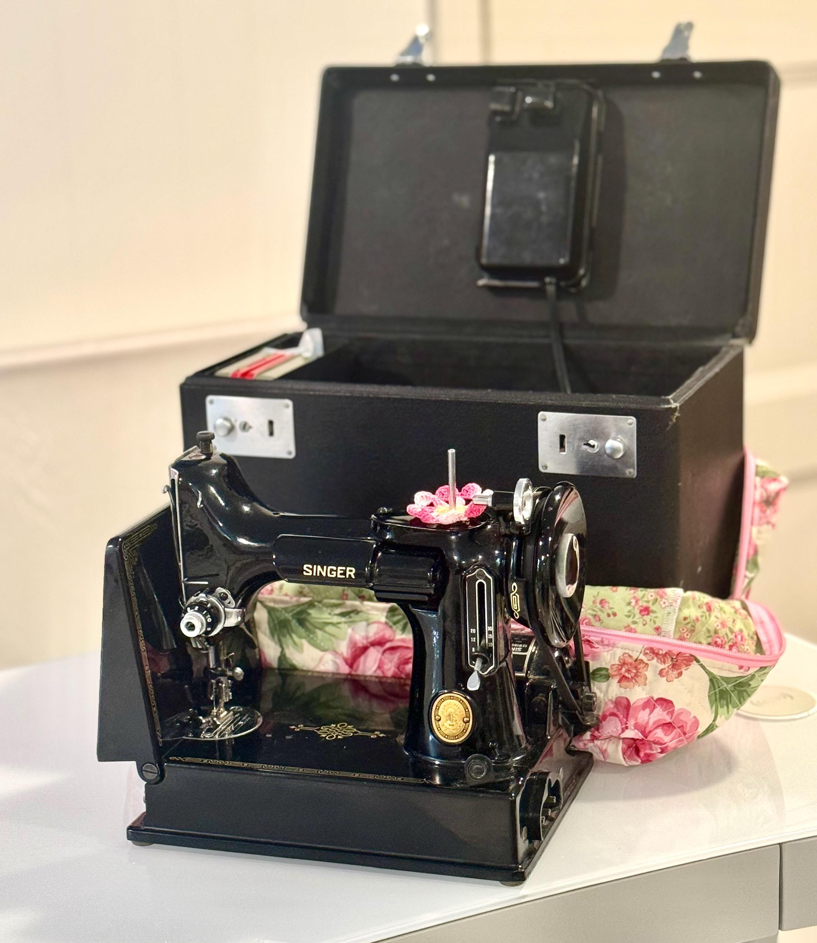 Singer Featherweight Sewing Machine Carrying Case/cover Zippered With ...
