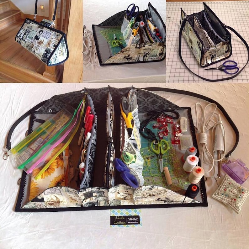 PDF Tutorial for Quilters Organizer Bag, Quiltessanatalie Design, 3 ...