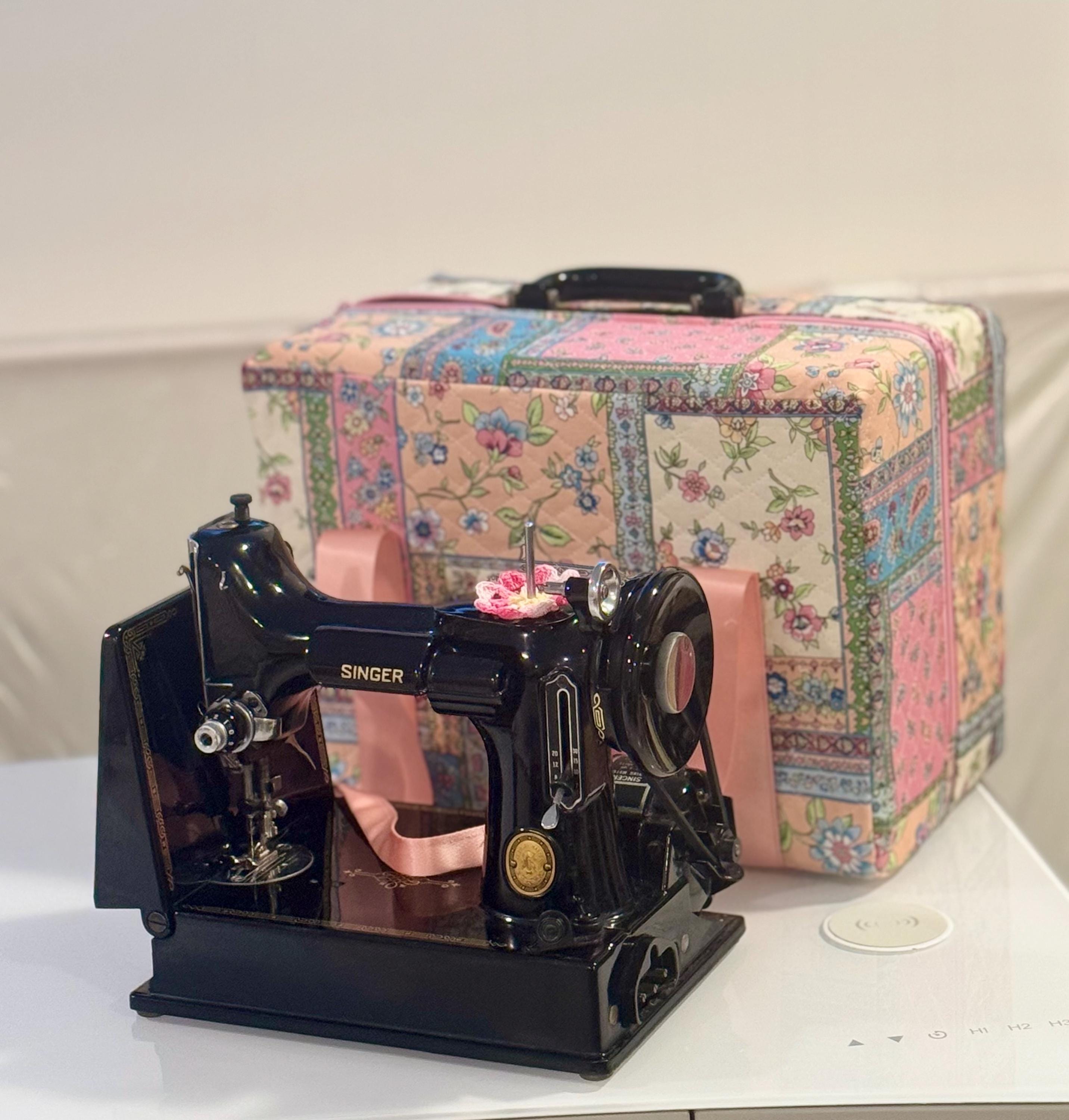 Singer Featherweight Sewing Machine Carrying Case/cover Zippered With ...