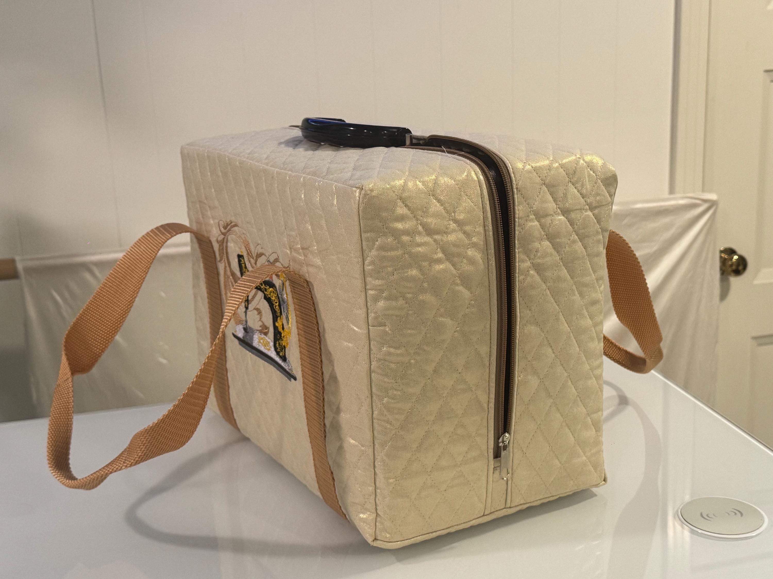 Singer Featherweight Sewing Machine Carrying Case/cover Zippered With ...