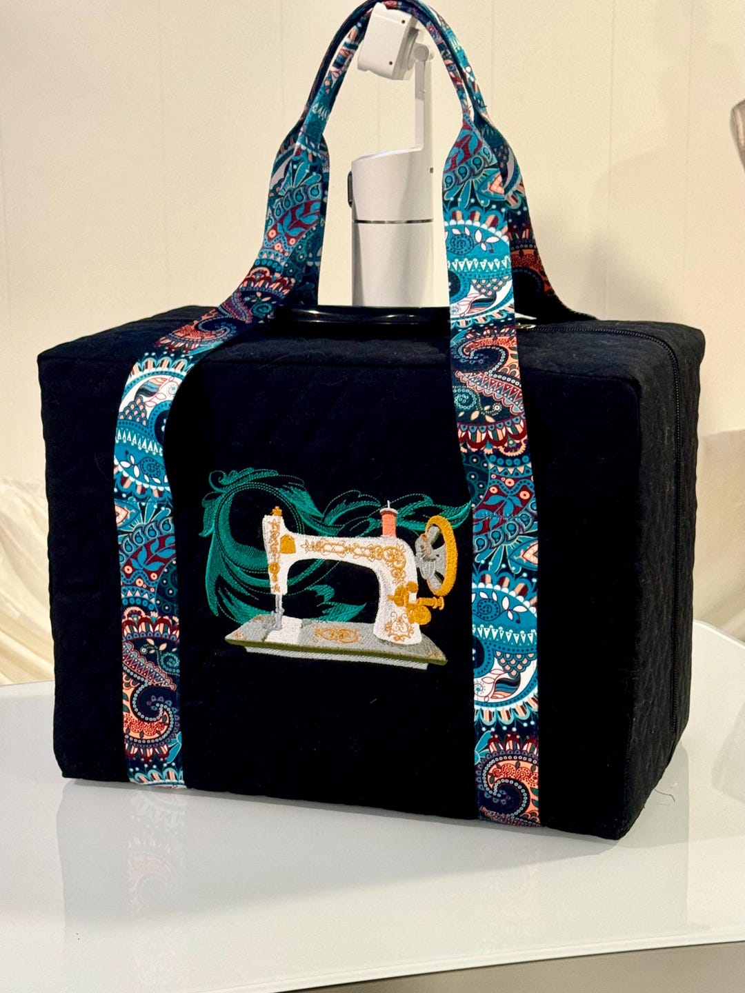 Singer Featherweight Sewing Machine Carrying Case Cover Zippered With ...