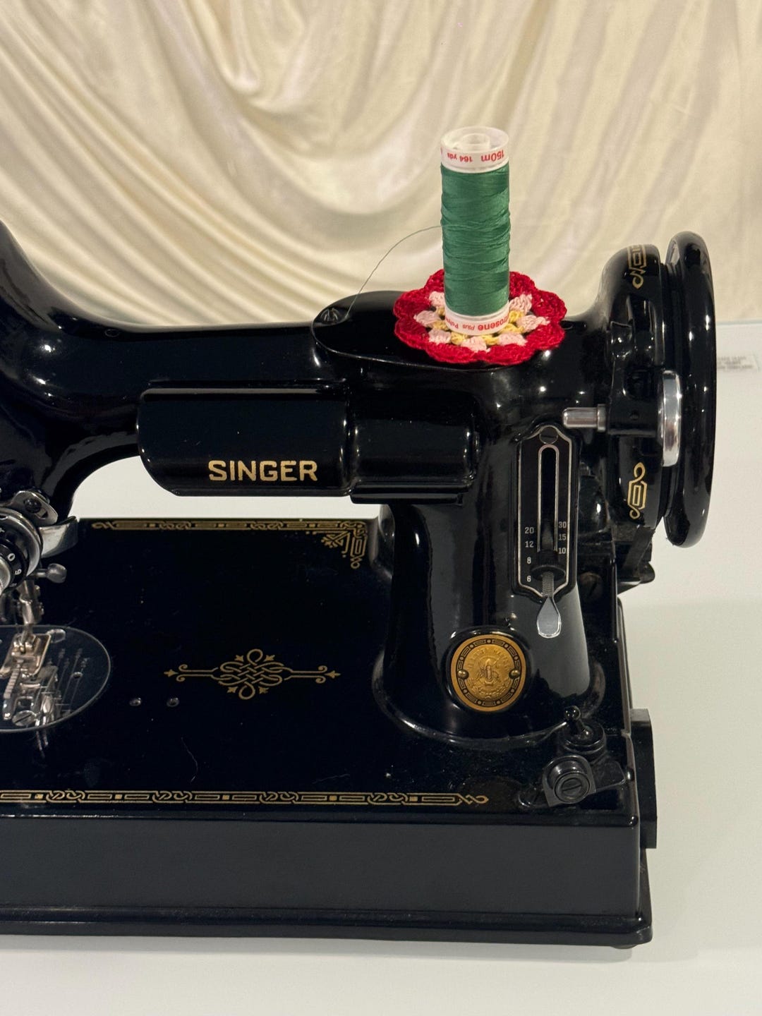 Singer Featherweight Spool Flower, Spool Bed, Spool Holder, Spool Rest ...