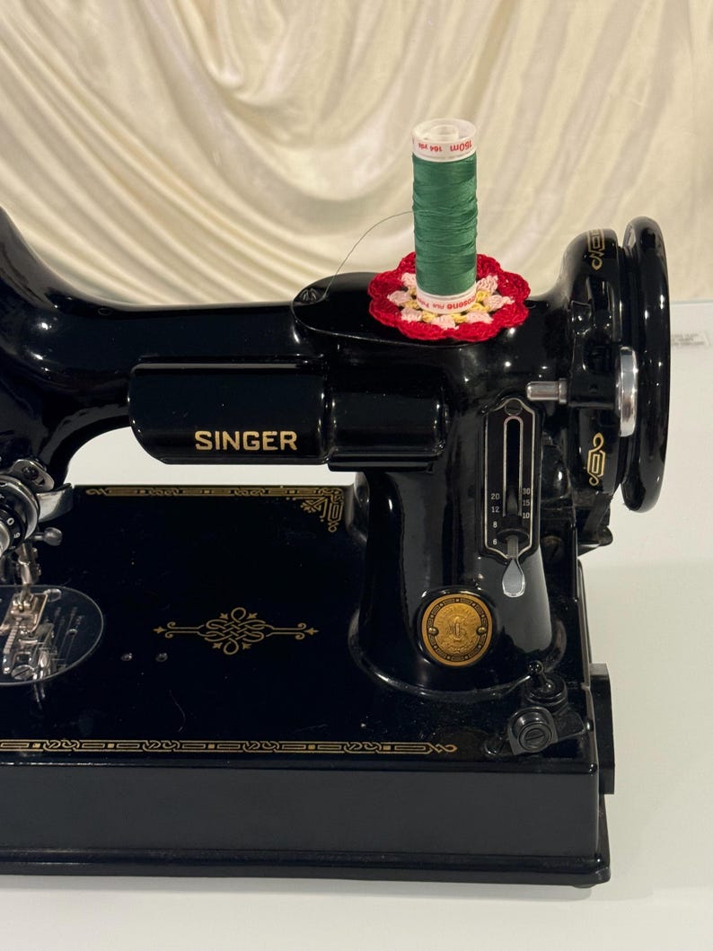 Singer Featherweight Spool Flower, Spool Bed, Spool Holder, Spool Rest ...