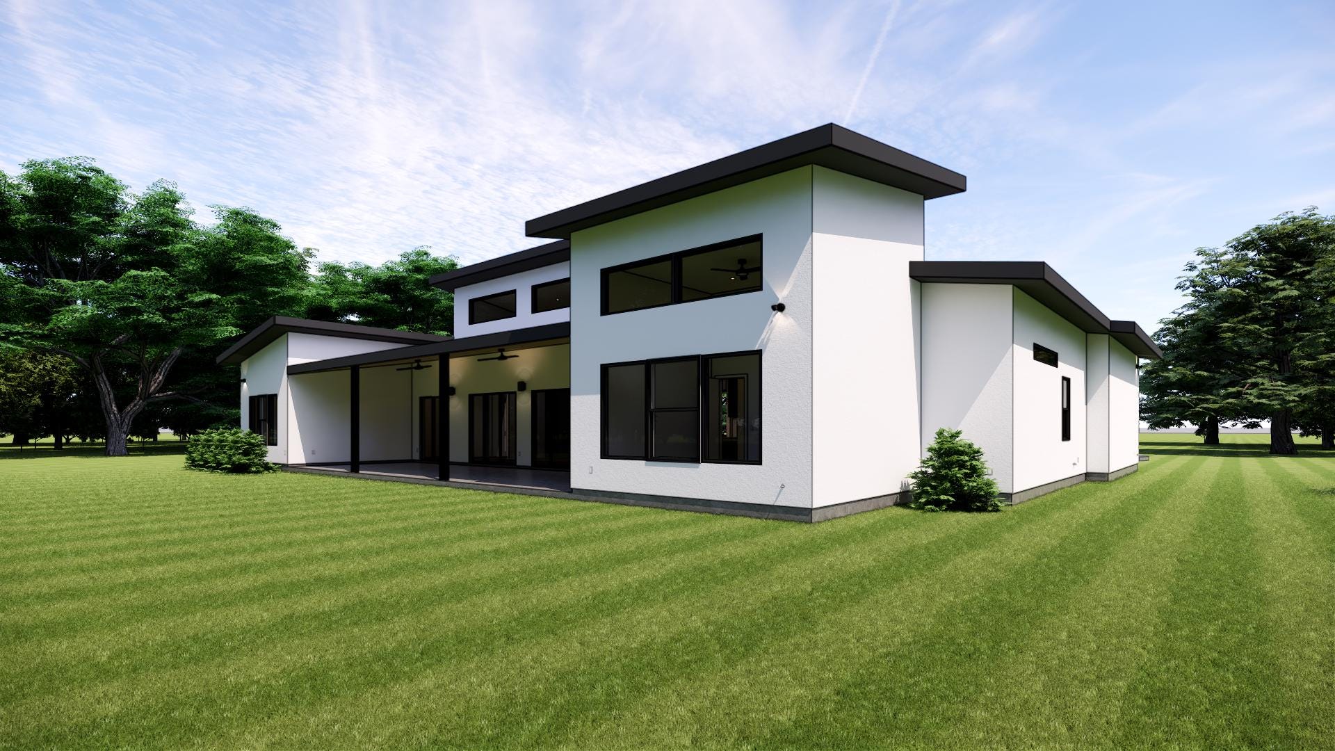 Mid-century Modern House Plan: the Manhattan - 2547 SF (PDF Plan) - Etsy