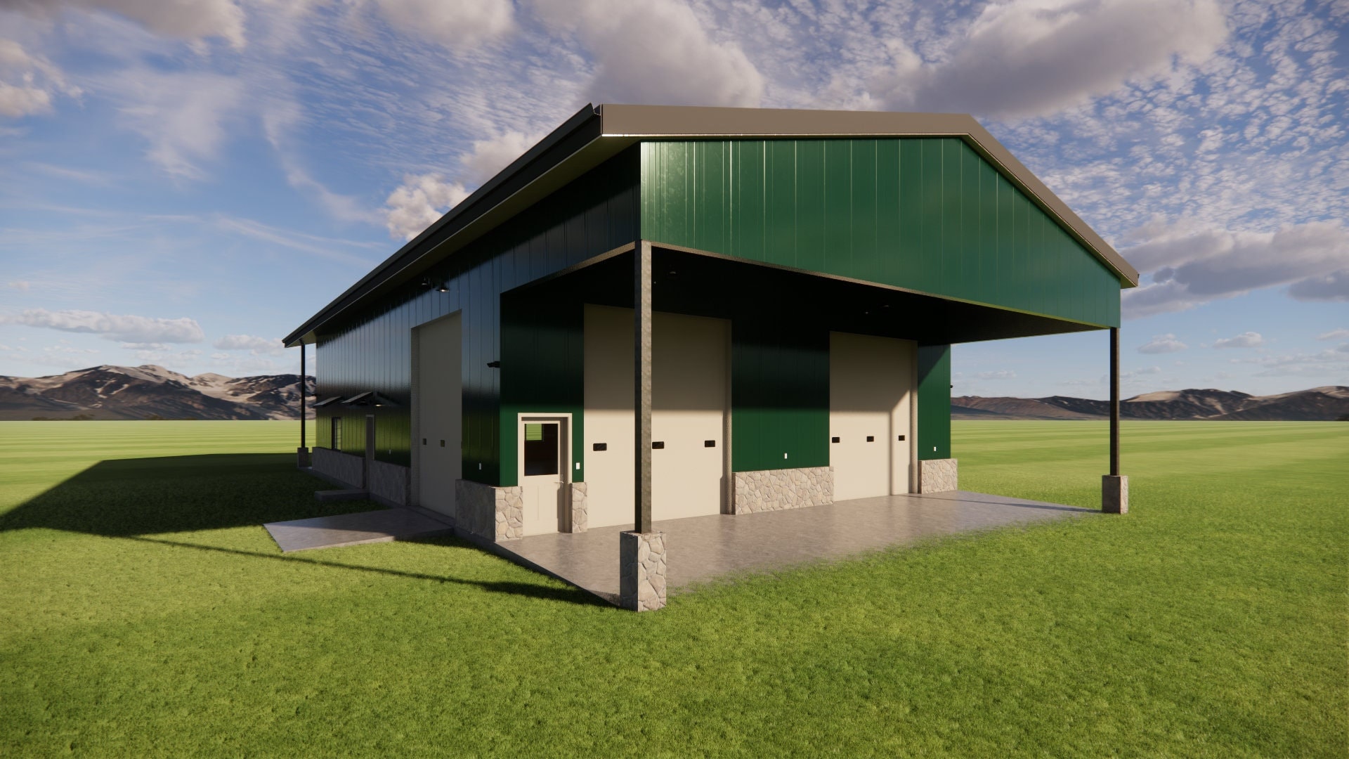 The Evergreen Barndominium Shop With Studio Loft: 45 X 95 Footprint ...