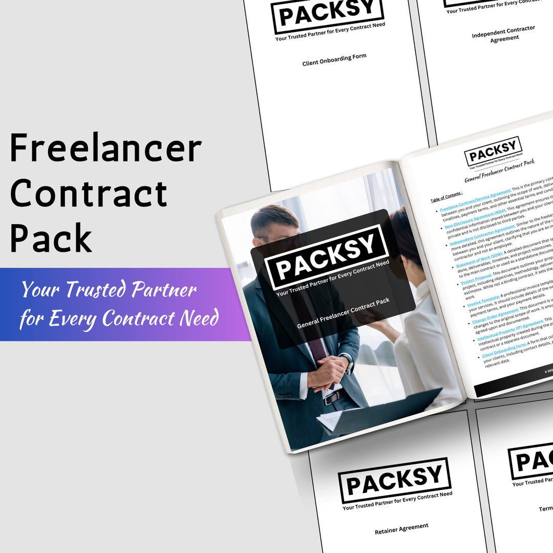 Freelance Contract Template Bundle - Client Onboarding, NDA ...