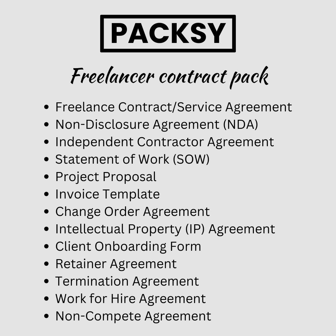 Freelance Contract Template Bundle - Client Onboarding, NDA ...