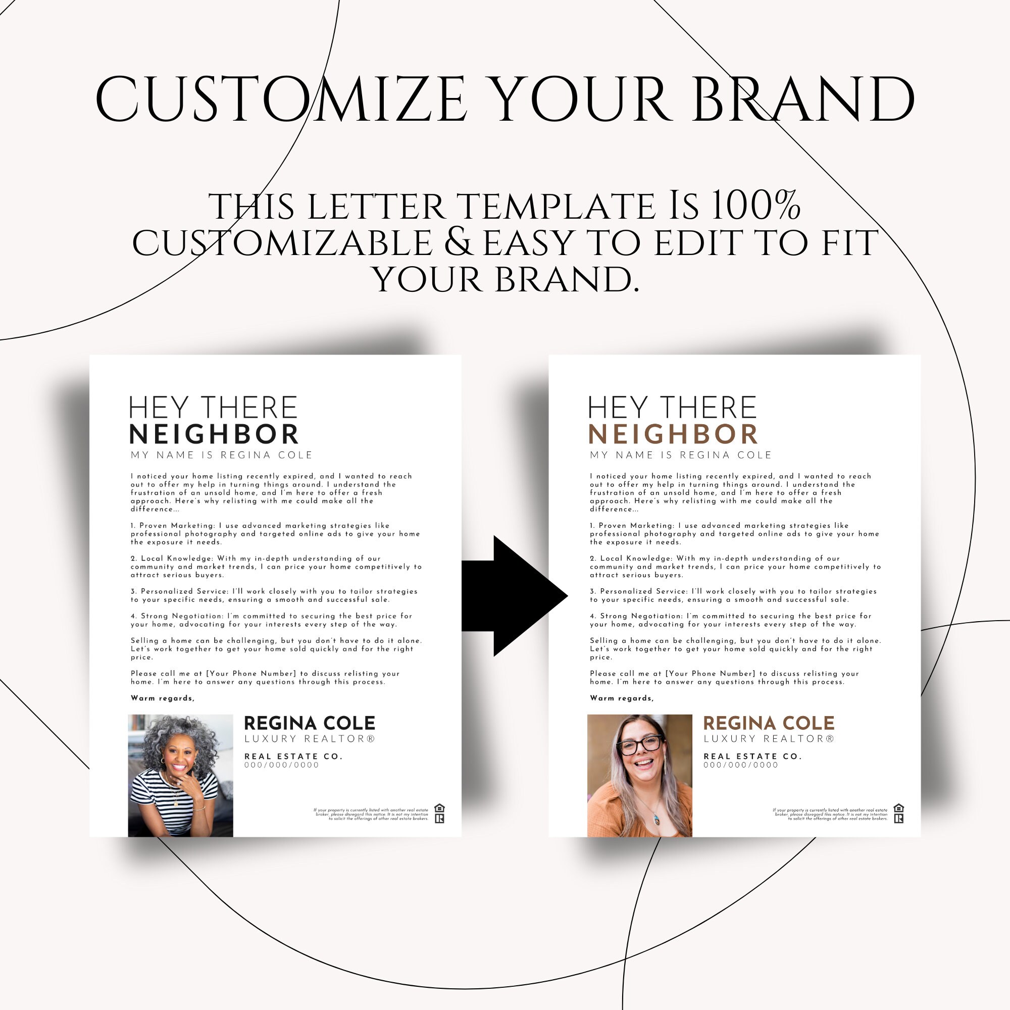 Expired Listing Letter for Realtor, Expired Listing Letter, Real Estate Template, Realtor ...