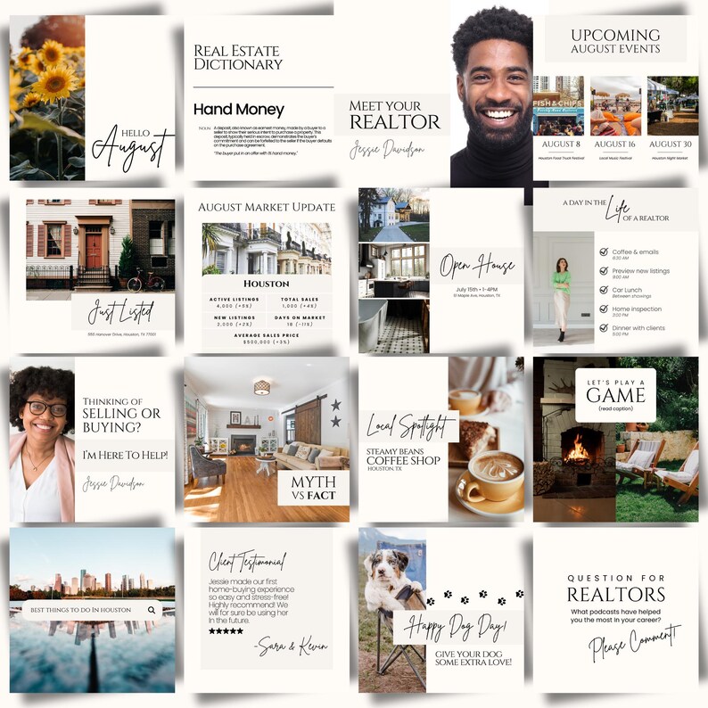August Real Estate Posts 2025, Realtor Marketing, Social Media Post ...