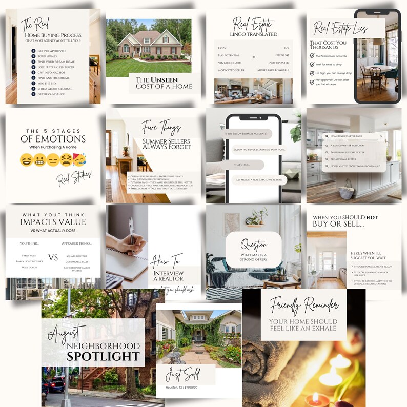 August Real Estate Posts 2025, Realtor Marketing, Social Media Post ...