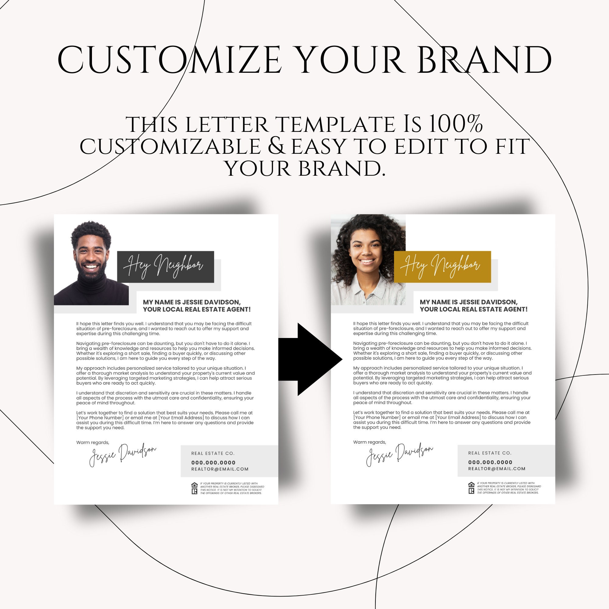 Real Estate Marketing Letter Bundle, Realtor Letters, Real Estate ...