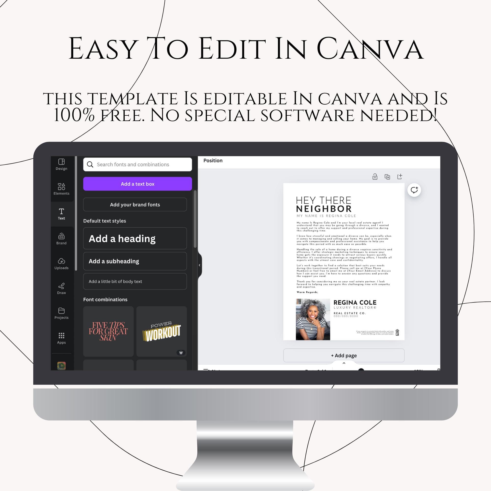 Real Estate Just Sold Letter, Realtor Letter Template, Real Estate ...