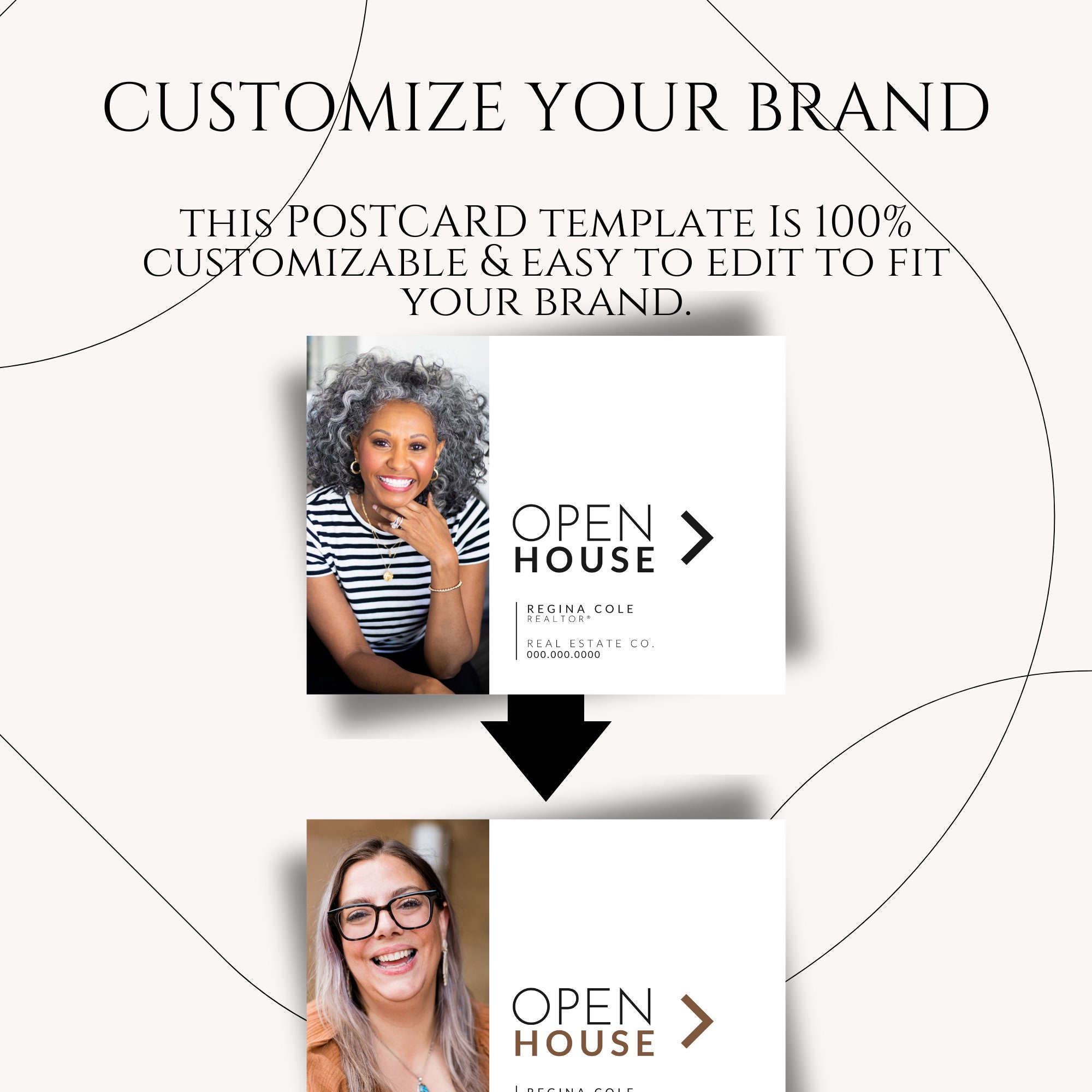 Realtor Open House Yard Sign Template, Real Estate Sign, Real Estate ...