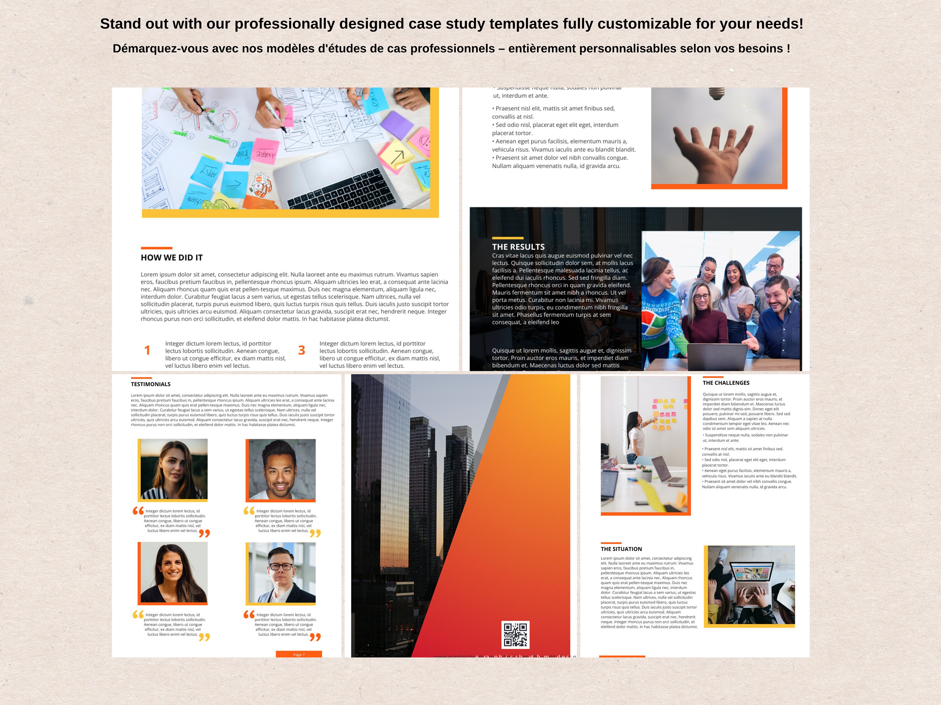 Case Study Template MS Word and Photoshop Design Editable Canva ...