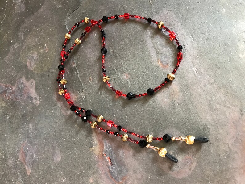 Black Eyeglass Chain | Gold Glasses Holder Chain | Eye Glasses Chain ...