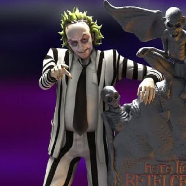 Beetlejuice 3d Print Stl - Etsy