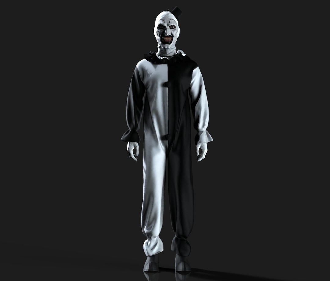 Buy Terrifier Art the Clown Stl File for 3D Print, Terrifier Art the ...