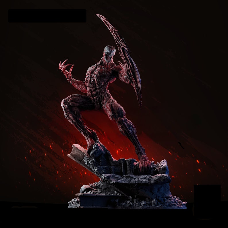 Marvel Carnage Stl File for 3D Print, Marvel Model, Carnage Action ...