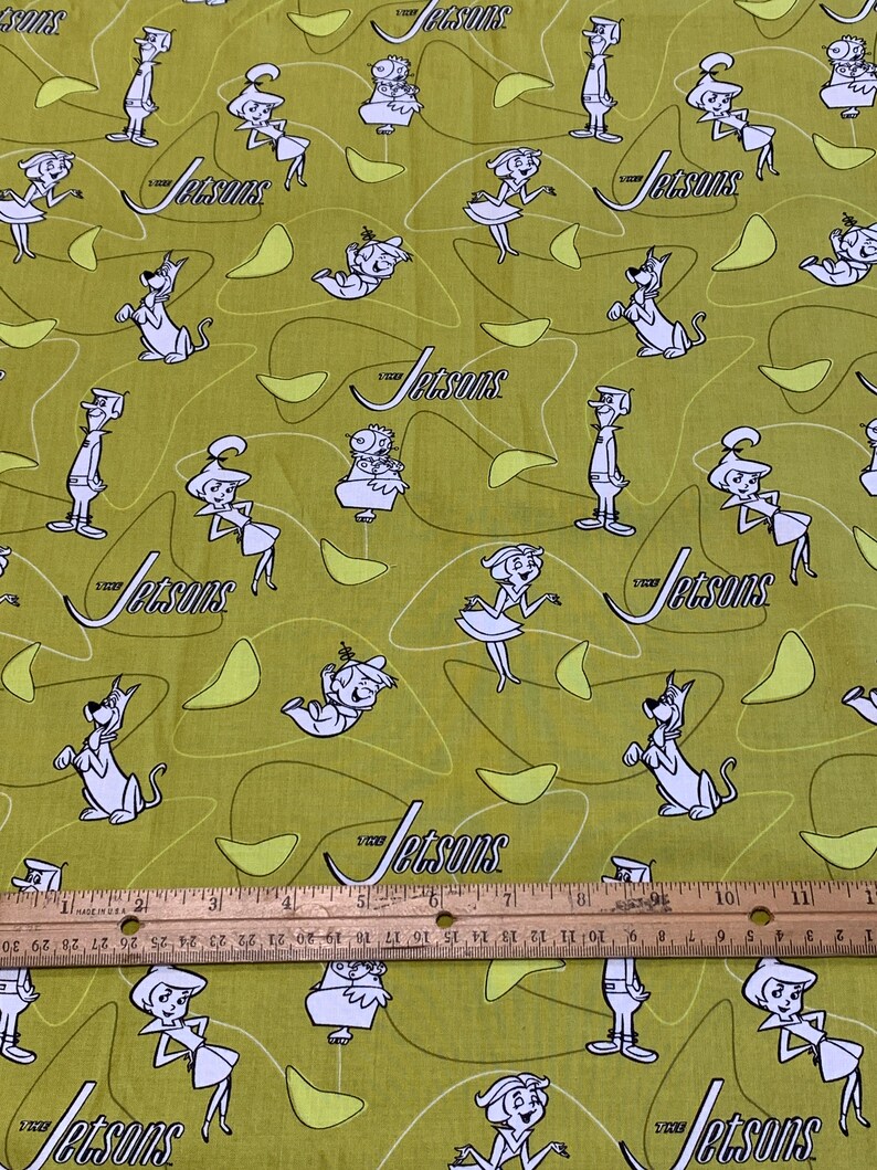 The Jetsons Camelot Fabrics Characters in Shapes in Iron | Etsy