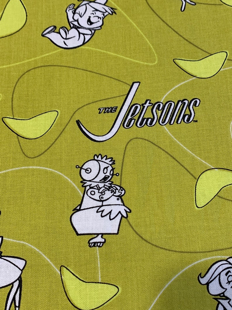 The Jetsons Camelot Fabrics Characters in Shapes in Iron | Etsy