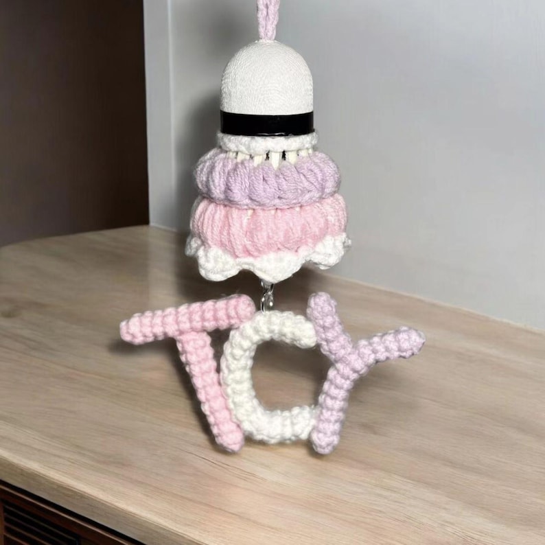 Custom Handmade Crochet Badminton Keychain | Personalized Sports Gift ...