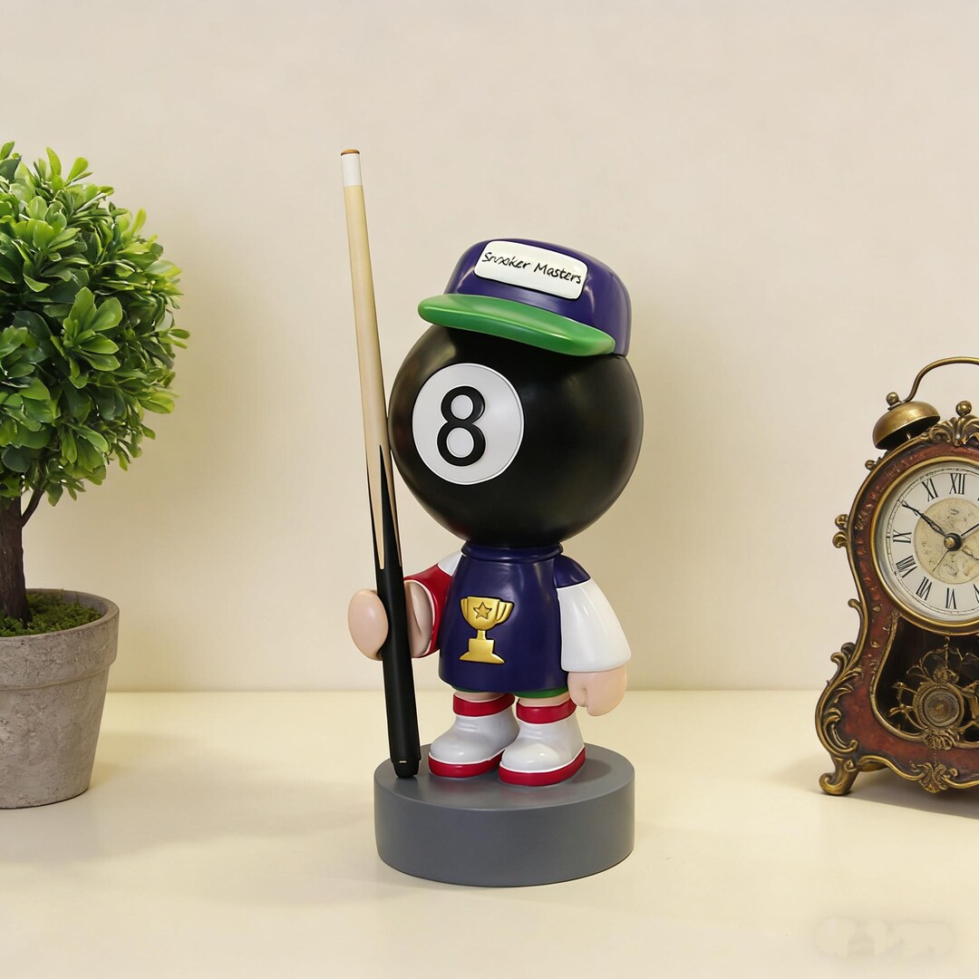 Unique Billiard Figurine Collection: Numbers 1-15 Resin Art - Etsy