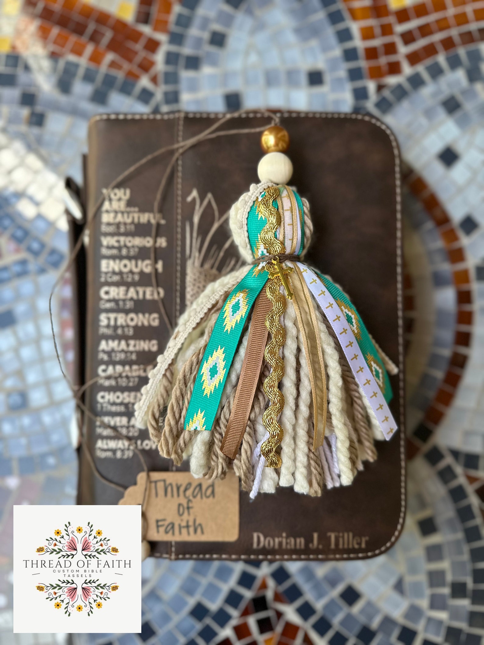 Custom Bible Tassels, Handmade Bible Accessories, Custom Bible Tassels ...