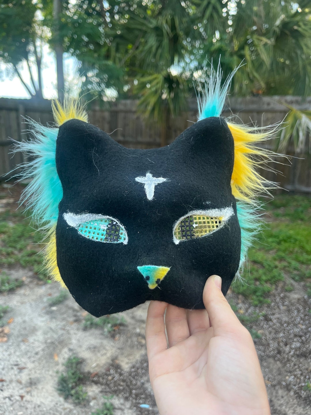 Colorful Therian Mask Hand Made - Etsy