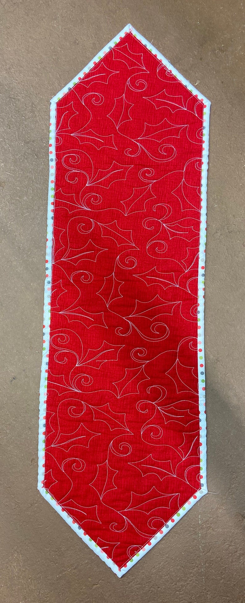Bright and Jolly Christmas Table Runner, Simply Charming by Pieced Tree ...