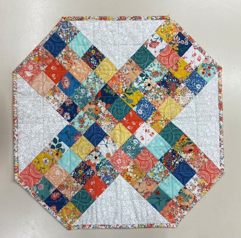 Flower Table Runner, Pieced Tree Patterns - Etsy