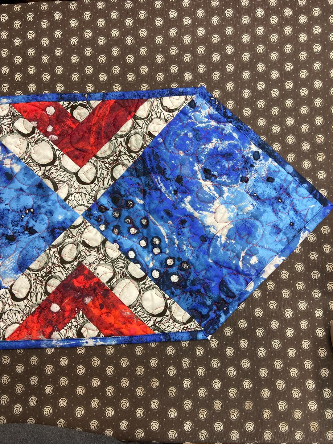 Fourth of July Patriotic Table Runner, in the Middle by Pieced Tree ...