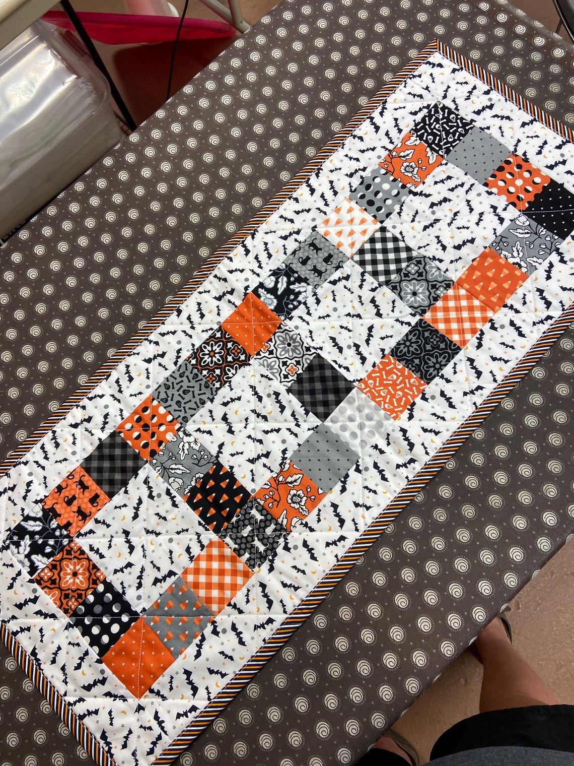 Halloween Witches and Bats Table Runner - Etsy