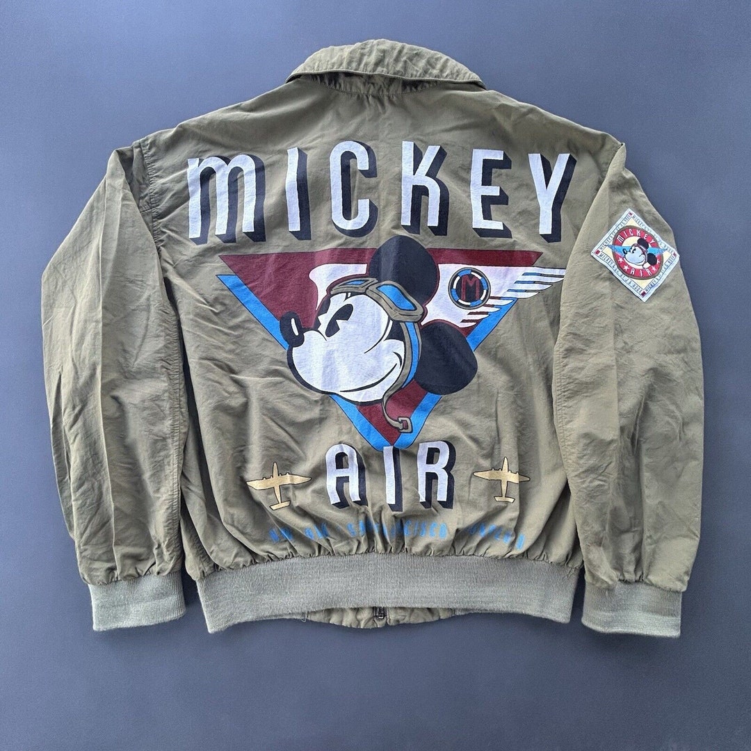 Vintage MICKEY MOUSE Bomber Jacket From the Disney Store Size Medium - Etsy