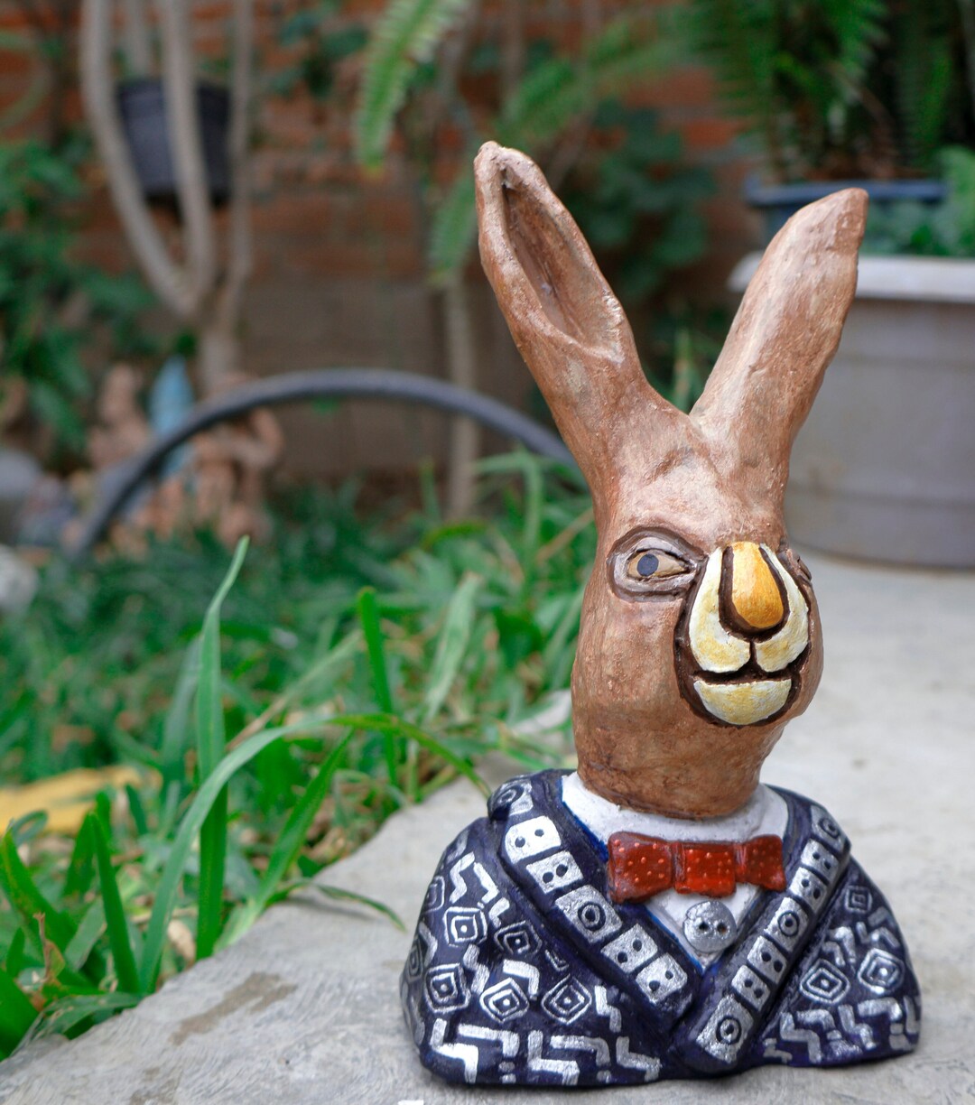 The distinguished Rabbit, Rabbit Modeled With Oaxacan Clay, by Hand ...