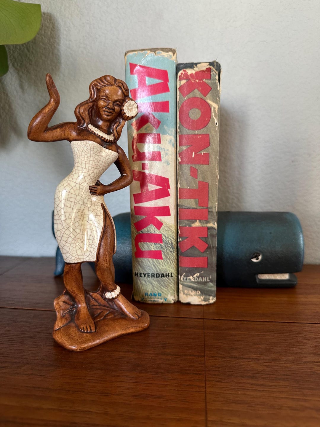 Treasure Craft Hawaiian Hula Girl Figurine, Vintage Hawaii Ceramic ...