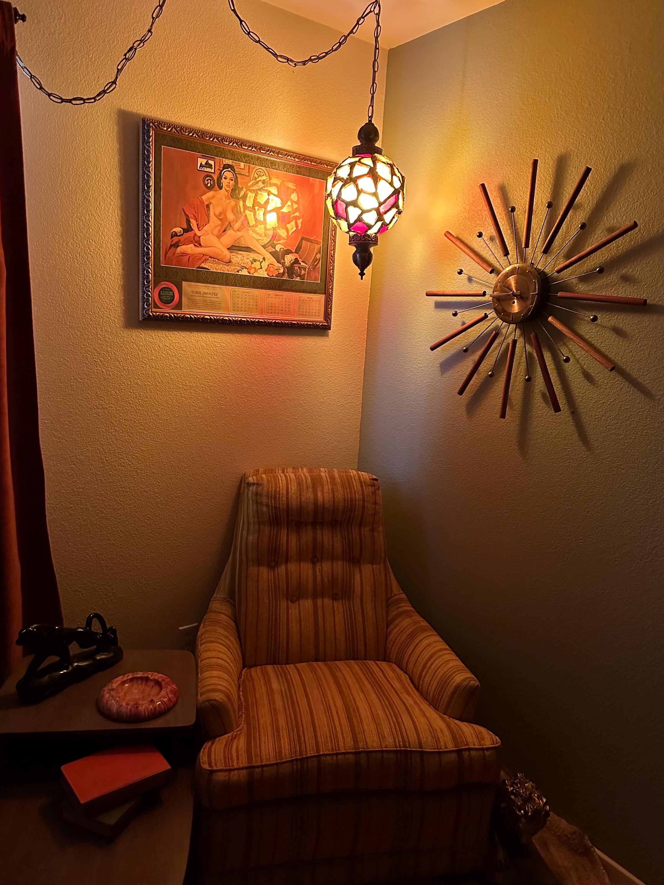 Mid Century Orange, Yellow and Red Chunky Swag Lamp - Etsy