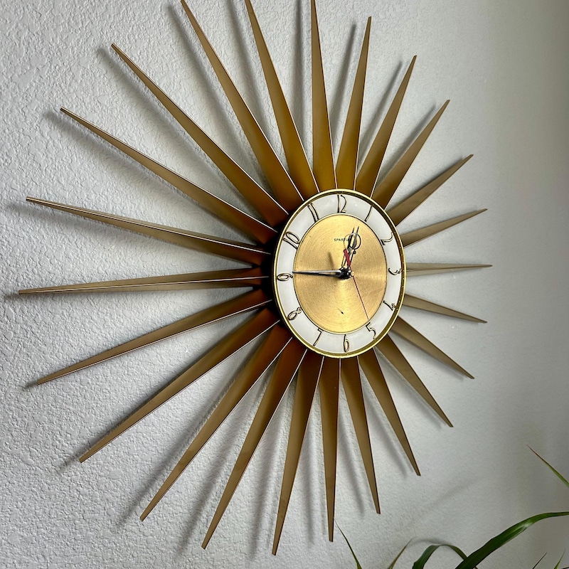 Starburst Clock - Etsy