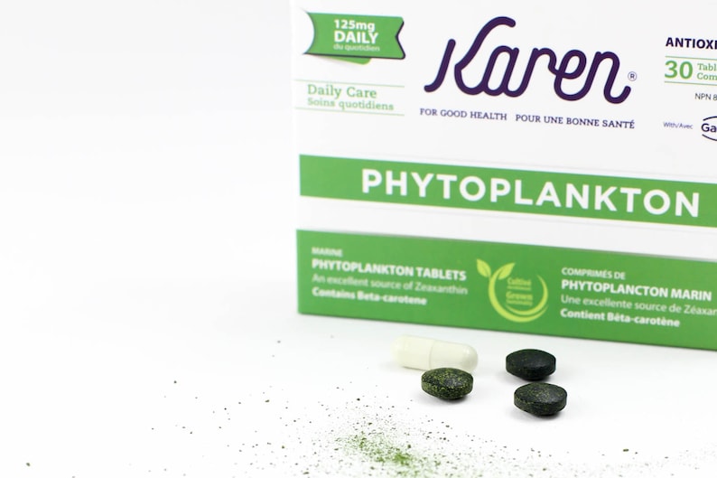Karen Phytoplankton Daily Tablets - Etsy Canada