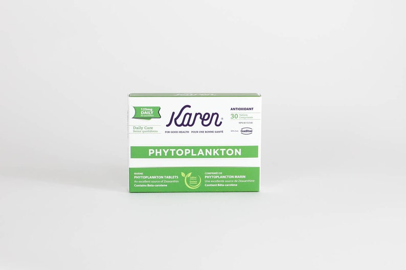 Karen Phytoplankton Daily Tablets - Etsy Canada