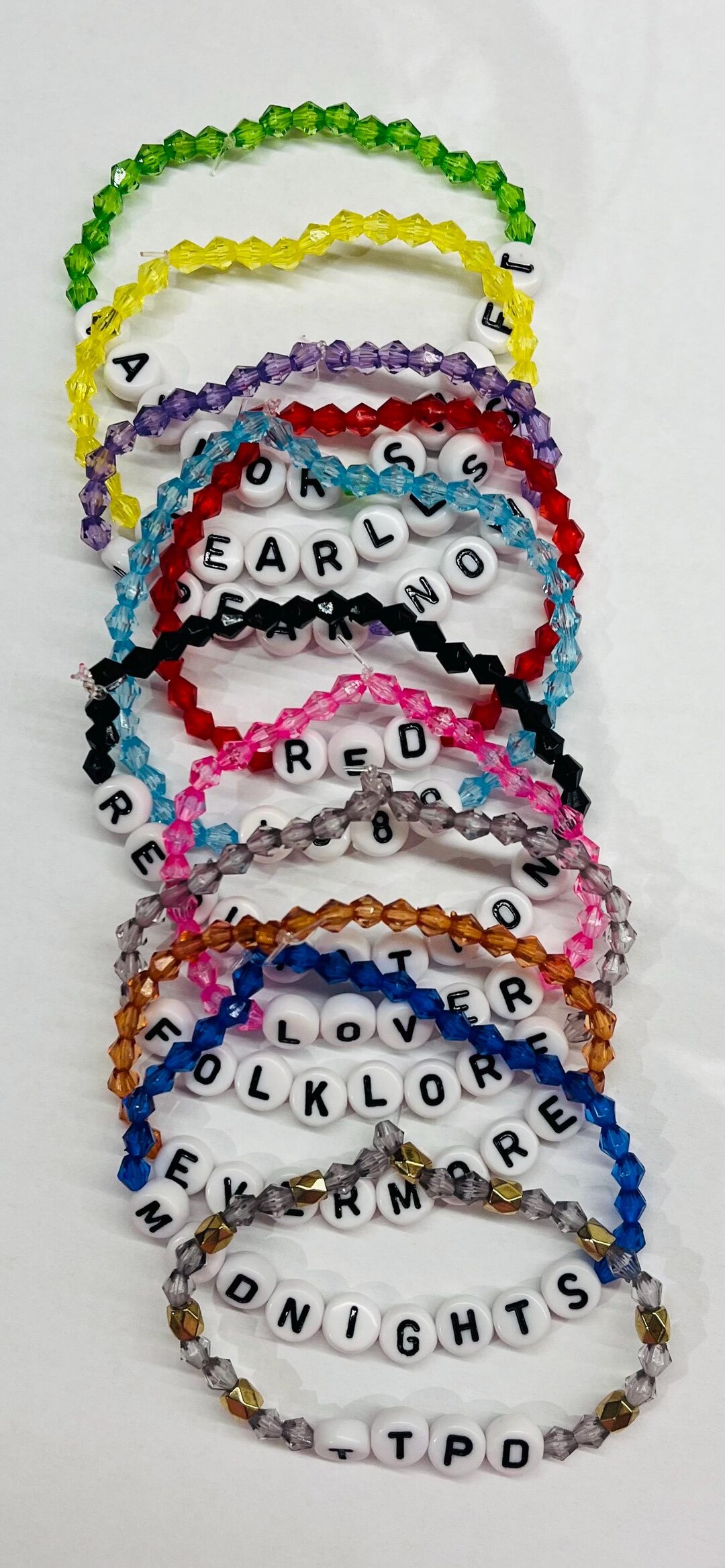 Taylor Swift Album/eras Friendship Braceleg Set - Etsy