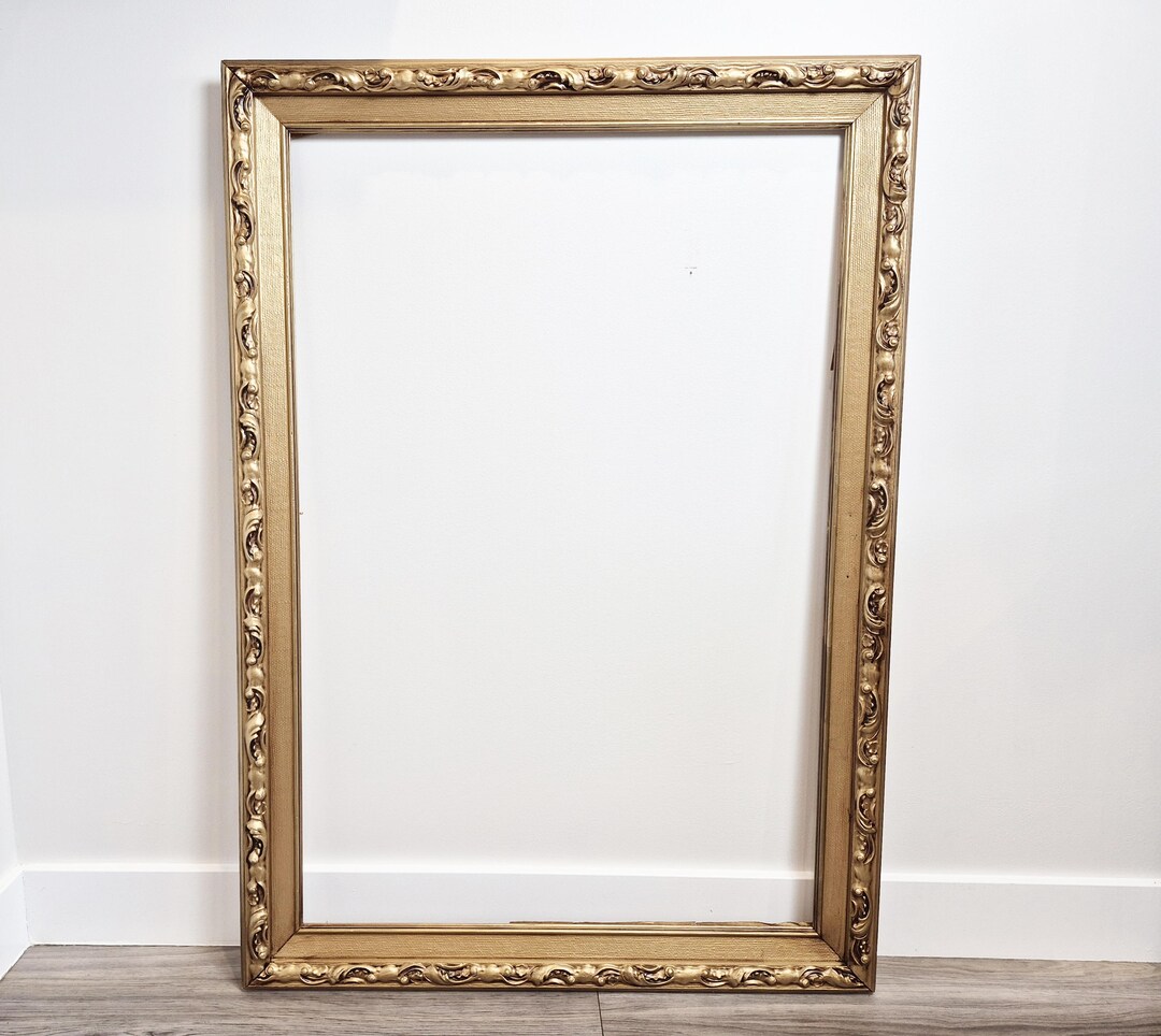 Vintage Gold Ornate Victorian Style Picture Frame, Gold Gild Decorative ...