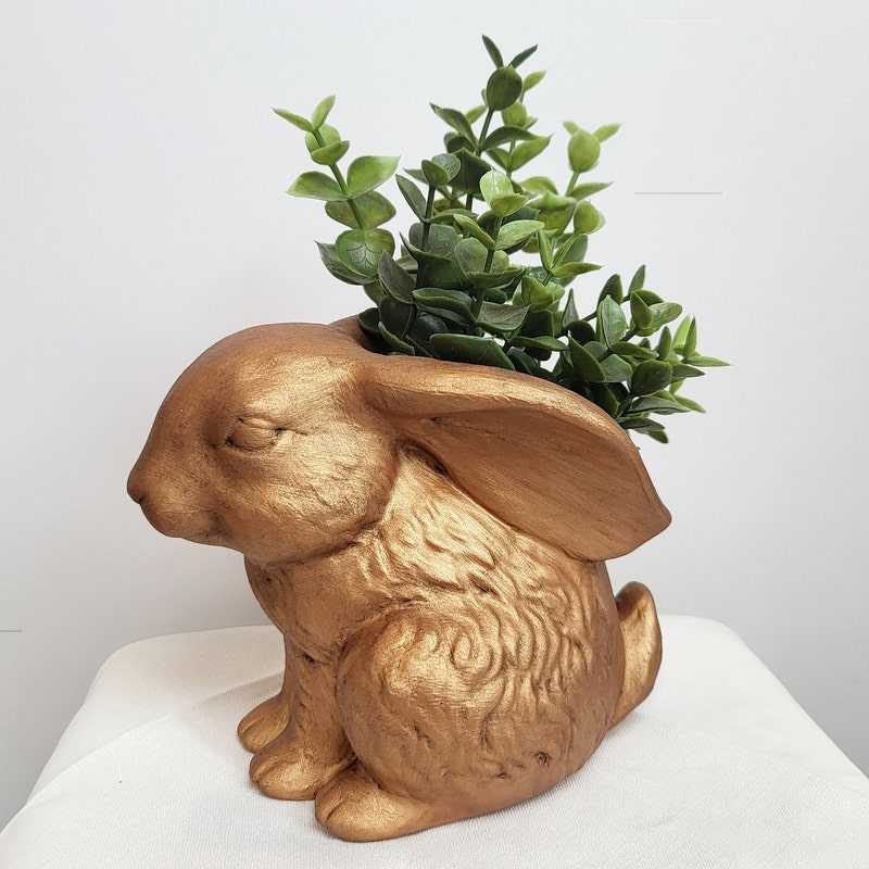 Rabbit Planter - Etsy