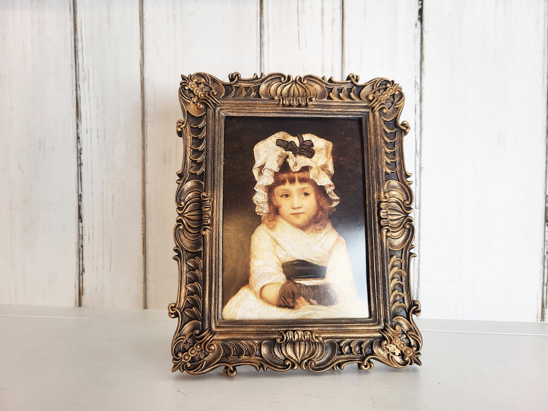 Black and Gold Victorian Gothic Vintage Frame, Baroque Gold and Black ...
