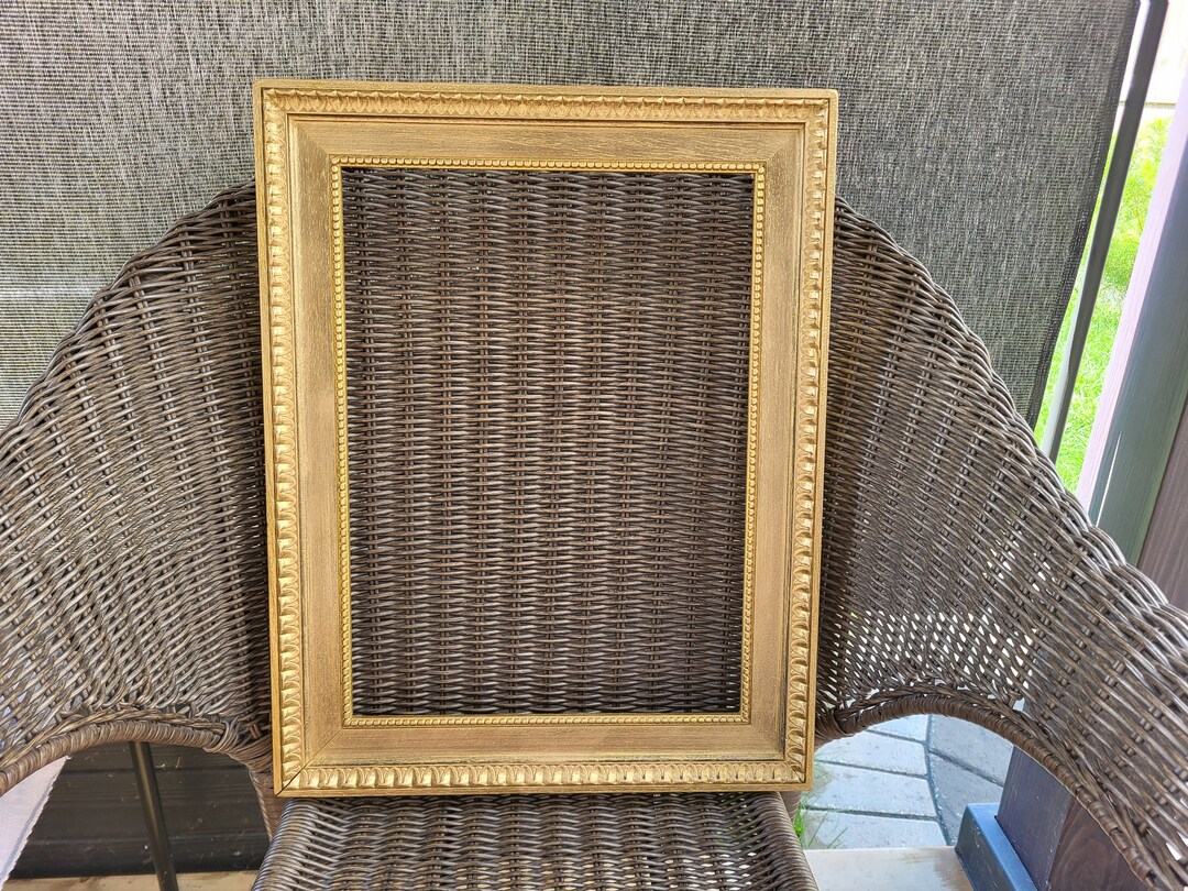 Vintage Gold Ornate Mid Century Style Picture Frame, Gold Gilt ...